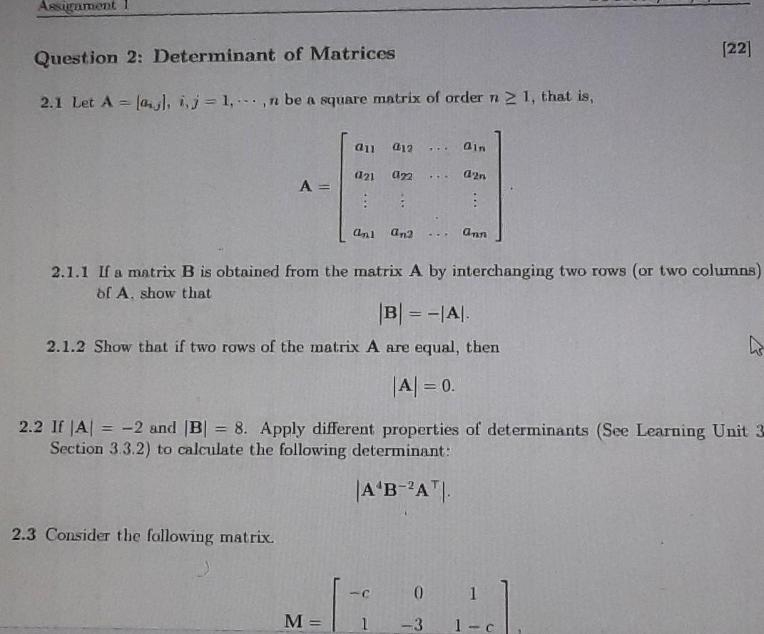 Solved 5: Solving system of linear equations [13] following | Chegg.com