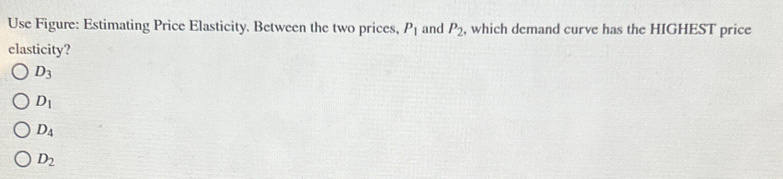 Solved Use Figure: Estimating Price Elasticity. Between the | Chegg.com