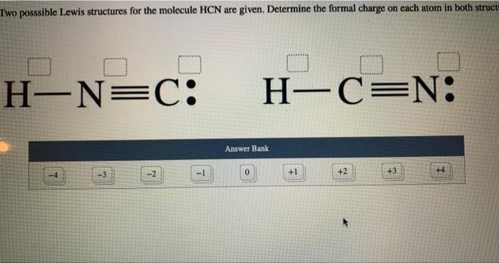 Solved H−N≡C:H−C≡N:Which structure is the best Lewis | Chegg.com