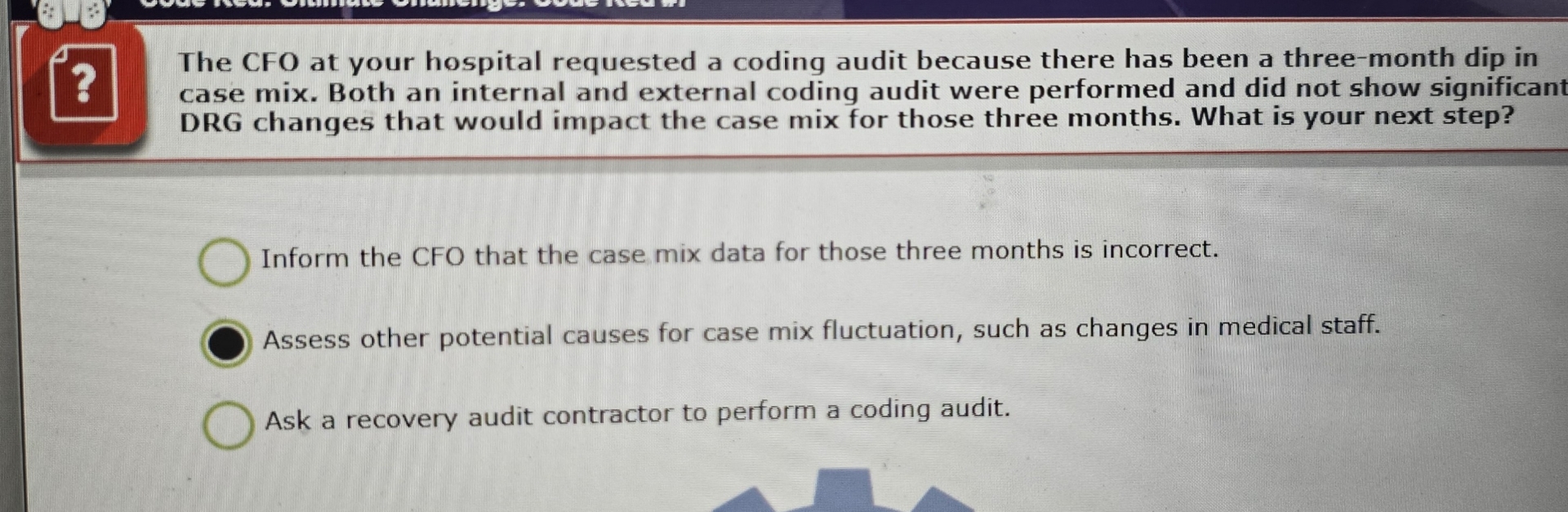 Solved The CFO at your hospital requested a coding audit | Chegg.com
