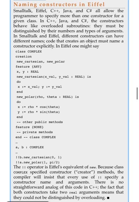 Solved Please Help Problem 10 13 Implement A Complex Class
