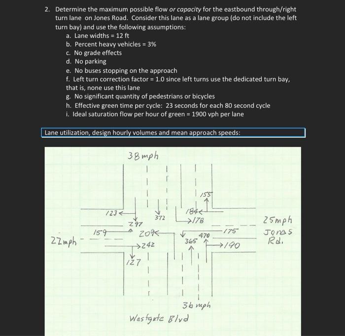 Solved 2. Determine the maximum possible flow or capacity | Chegg.com