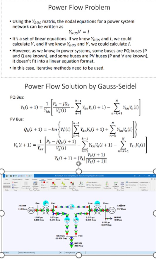 Solved Develop A Matlab Code That Solves The Power Flow