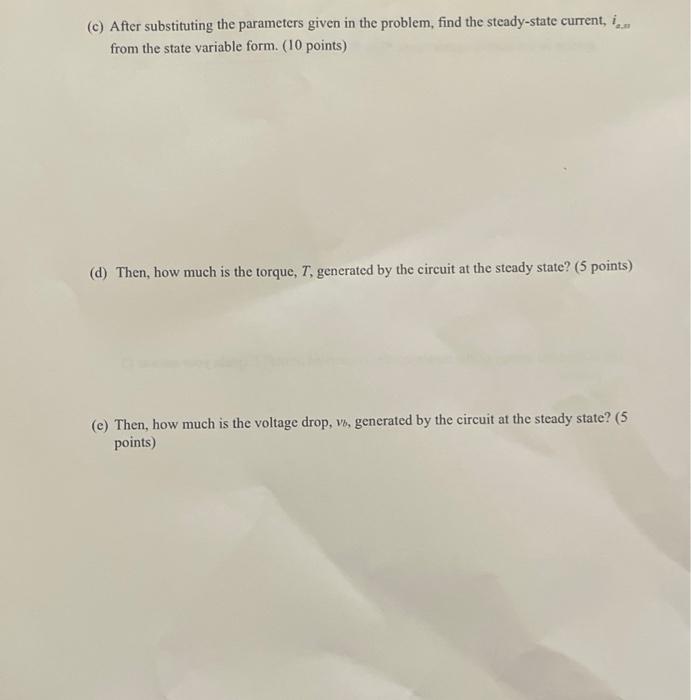 Solved Problem 2 Consider the DC motor system shown below: | Chegg.com