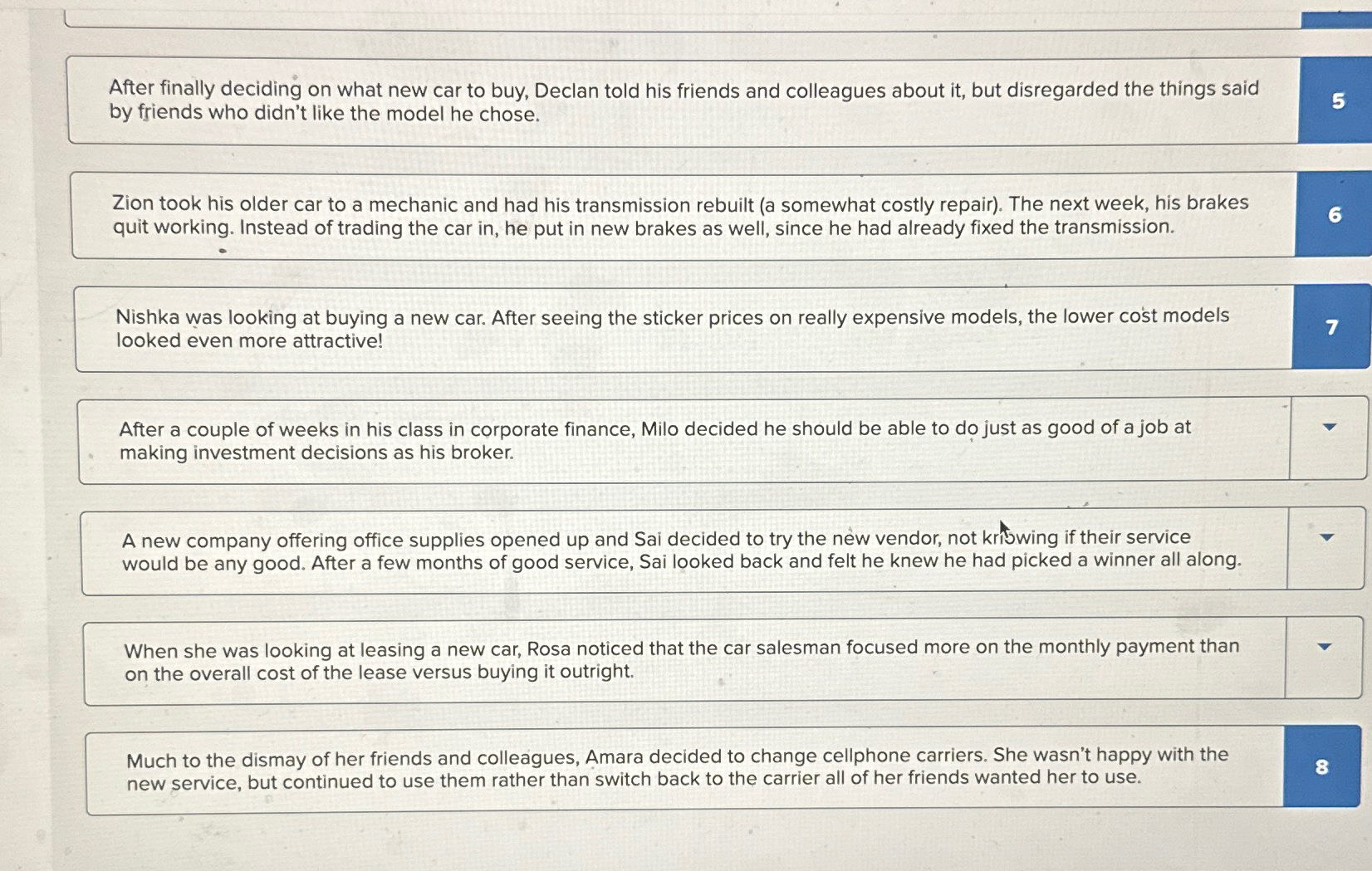 Solved After finally deciding on what new car to buy, Declan | Chegg.com