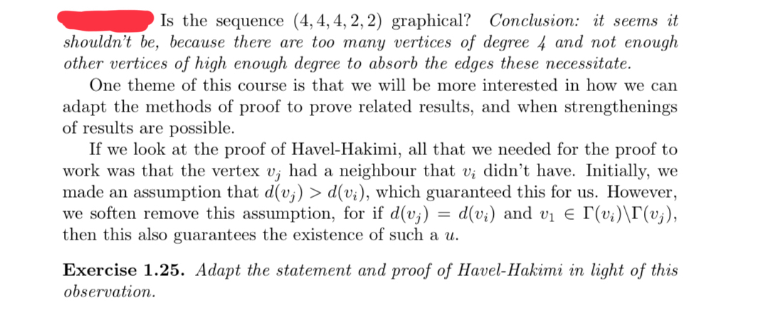Solved Is the sequence (4,4,4,2,2) ﻿graphical? Conclusion: | Chegg.com