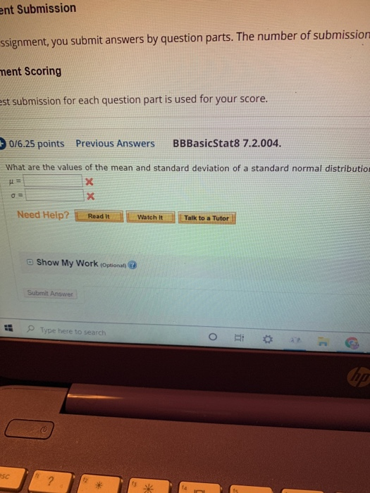 Solved ent Submission ssignment, you submit answers by | Chegg.com