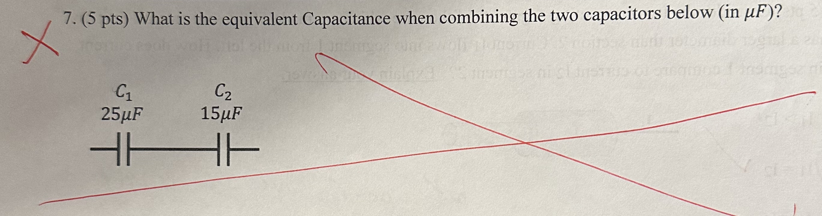 Solved ( 5 ﻿pts ) ﻿What is the equivalent Capacitance when | Chegg.com
