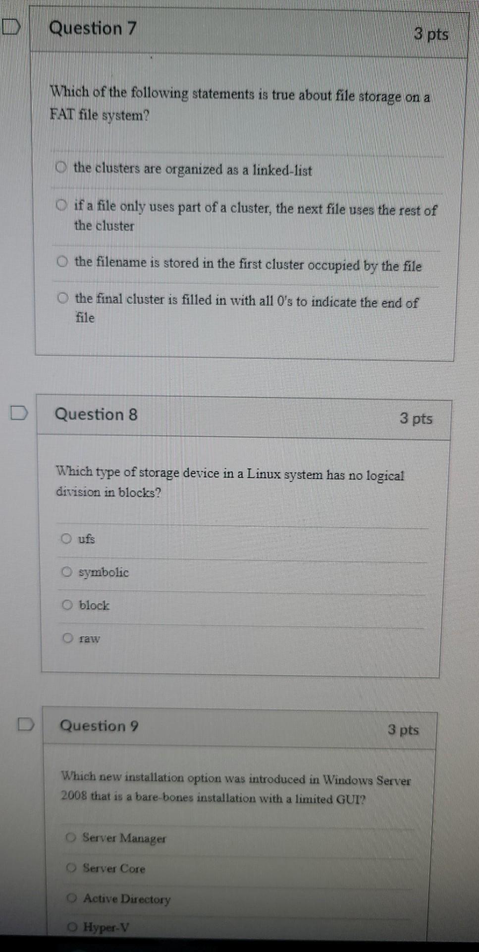 Solved Which of the following can be described as a | Chegg.com