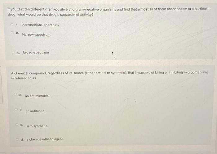 Solved Place the steps of the Kirby Bauer method of | Chegg.com