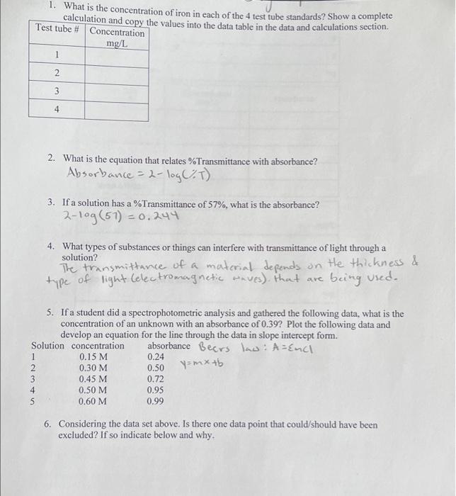 NEED HELP ON ALL QUESTIONS PLEASE! What is the | Chegg.com