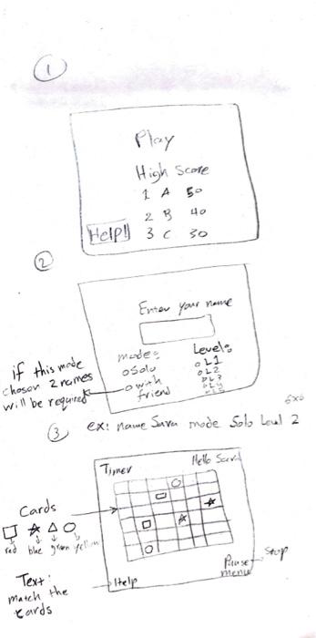 Write JavaFX code to create a matching game (for | Chegg.com
