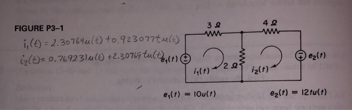 Solved Use MATLAB to solve for i1(t) and i2(t) using mesh | Chegg.com