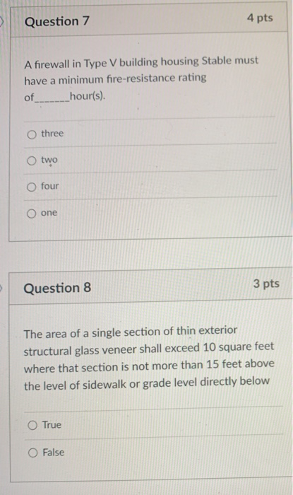 Solved Question 5 3 pts A sprinklered exit passageway in | Chegg.com
