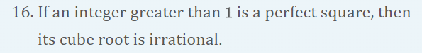 Solved If an integer greater than 1 ﻿is a perfect square, | Chegg.com