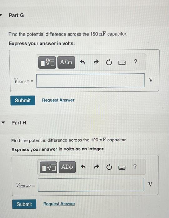Solved For the capacitor network shown in (Figure 1), the | Chegg.com