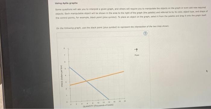 Solved Using Aplia graphs Some questions will ask you to | Chegg.com Solved Using Aplia graphs Some questions will ask you to | Chegg.com
