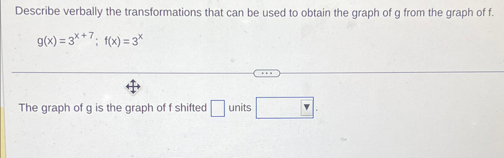 Solved Describe verbally the transformations that can be | Chegg.com