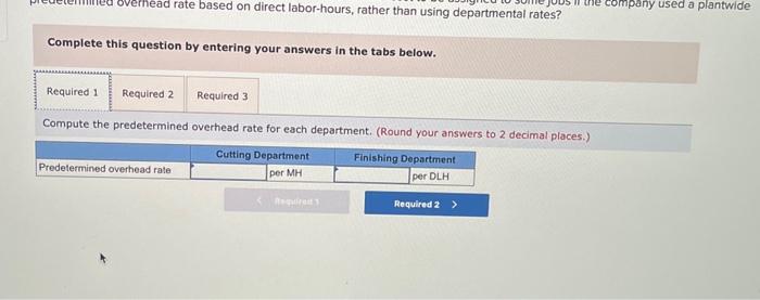 Solved Exercise 2-13 (Static) Departmental Predetermined | Chegg.com