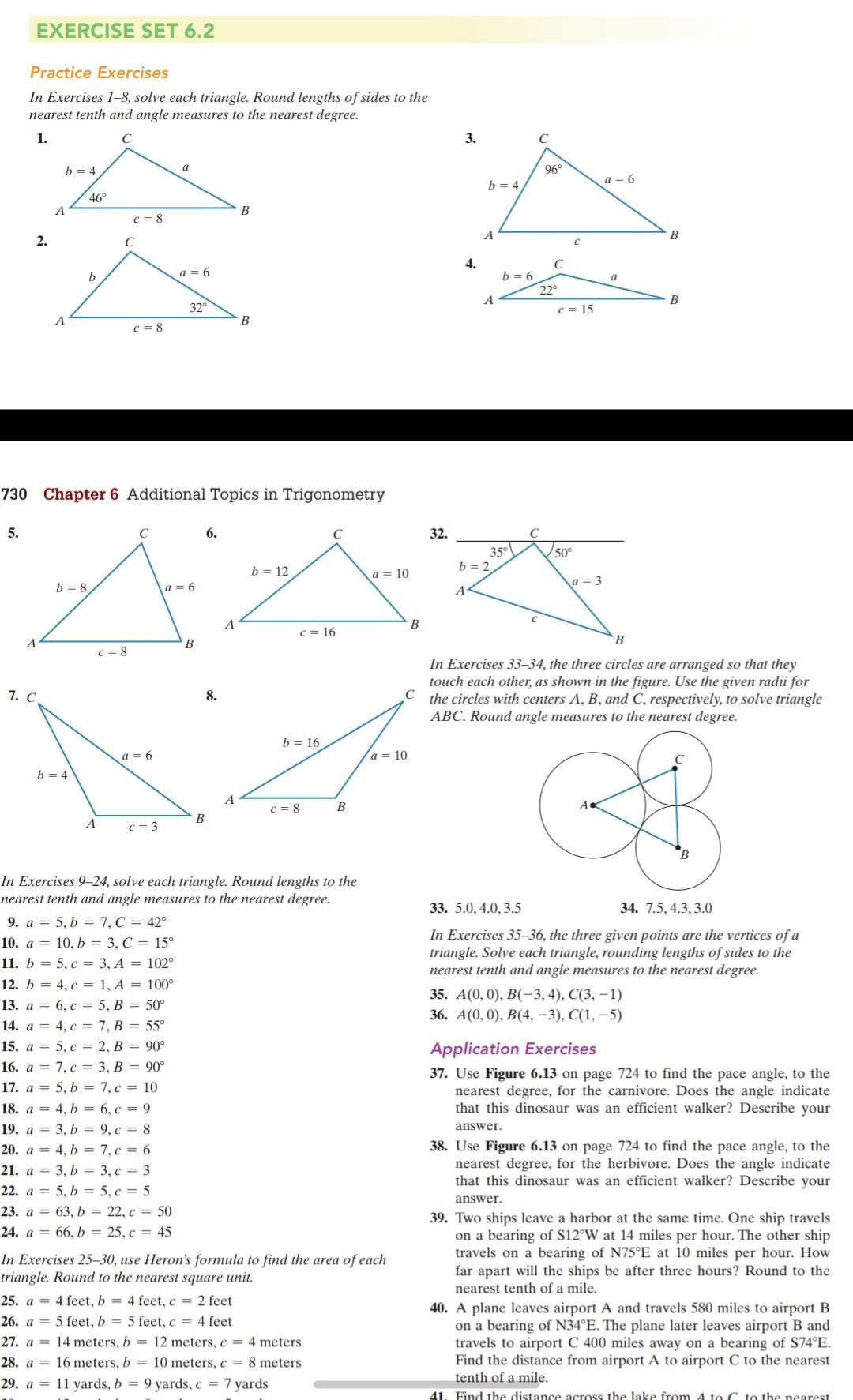 Solved EXERCISE SET 6.2 Practice Exercises In Exercises 1-8, | Chegg.com