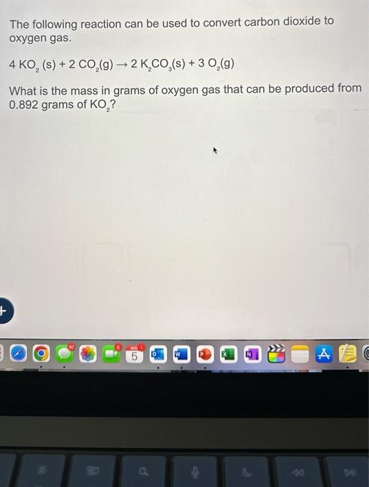 Solved The following reaction can be used to convert carbon | Chegg.com