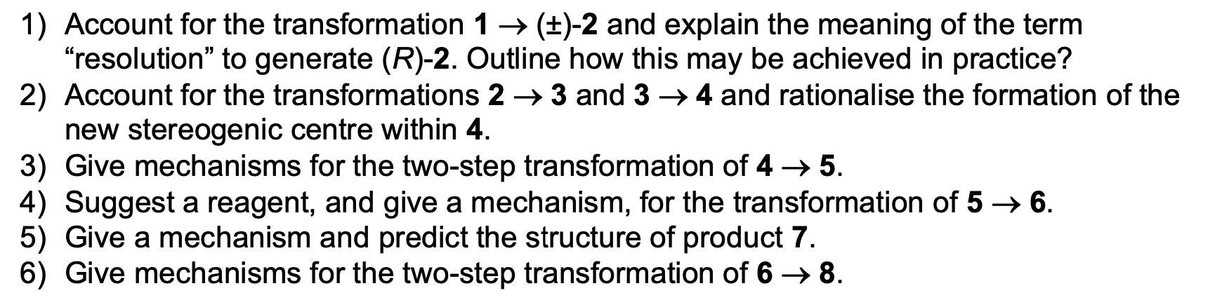 Solved by an EXPERT Account for the transformation 1→(+-)-2 ﻿and explain | Chegg.com