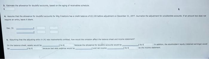 Solved 1. PR.08.02B.ALGO (Algorithmic) Aging of receivables; | Chegg.com