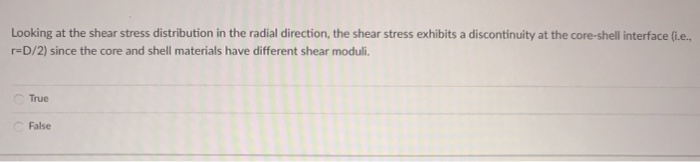 Solved Length = Shell material Shear modulus = G Core | Chegg.com