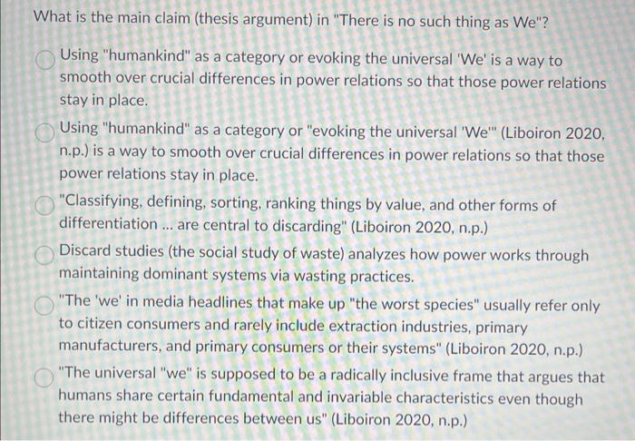 Solved In A History of the World in Seven Cheap Things | Chegg.com