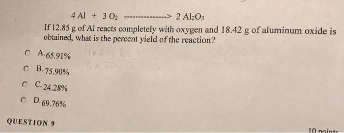 Solved Consider the reaction between HCl and 02: 4 HCl + O2 | Chegg.com