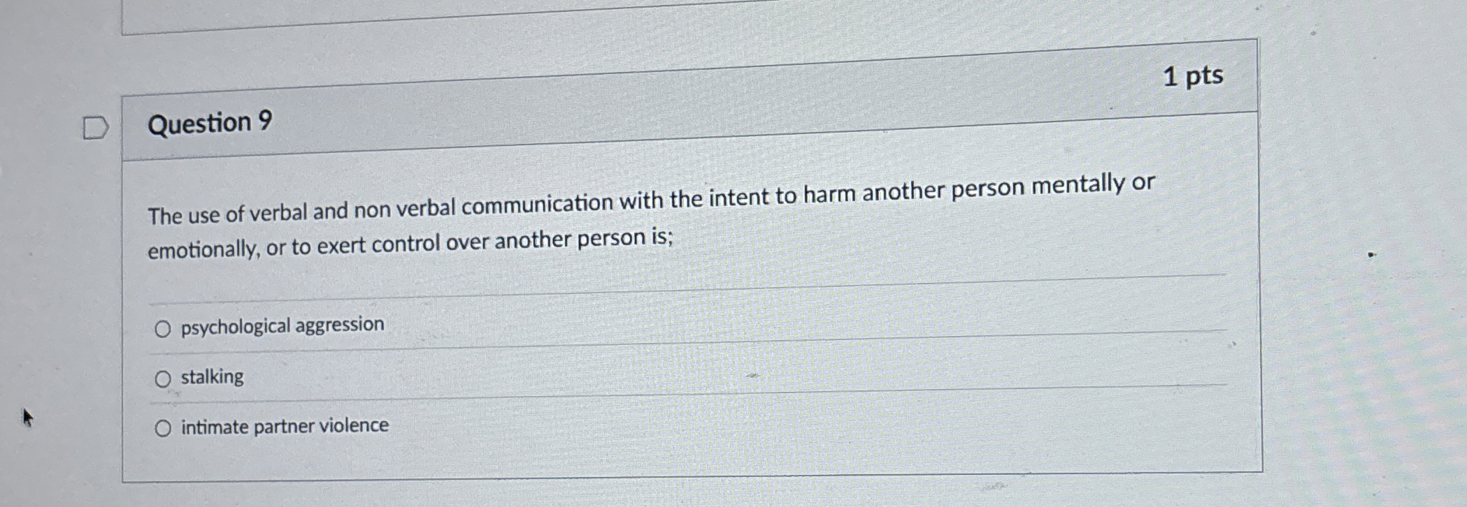 Solved Question 9The use of verbal and non verbal | Chegg.com