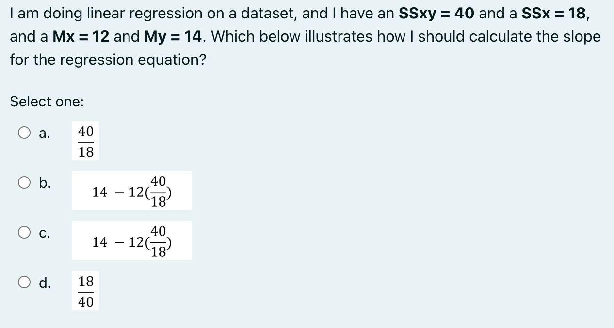 Solved I am doing linear regression on a dataset, and I have | Chegg.com