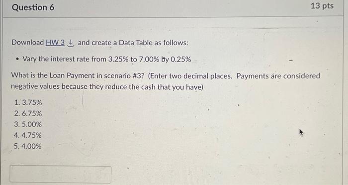 Solved Download HW3↓↓ and create a Data Table as follows: - | Chegg.com