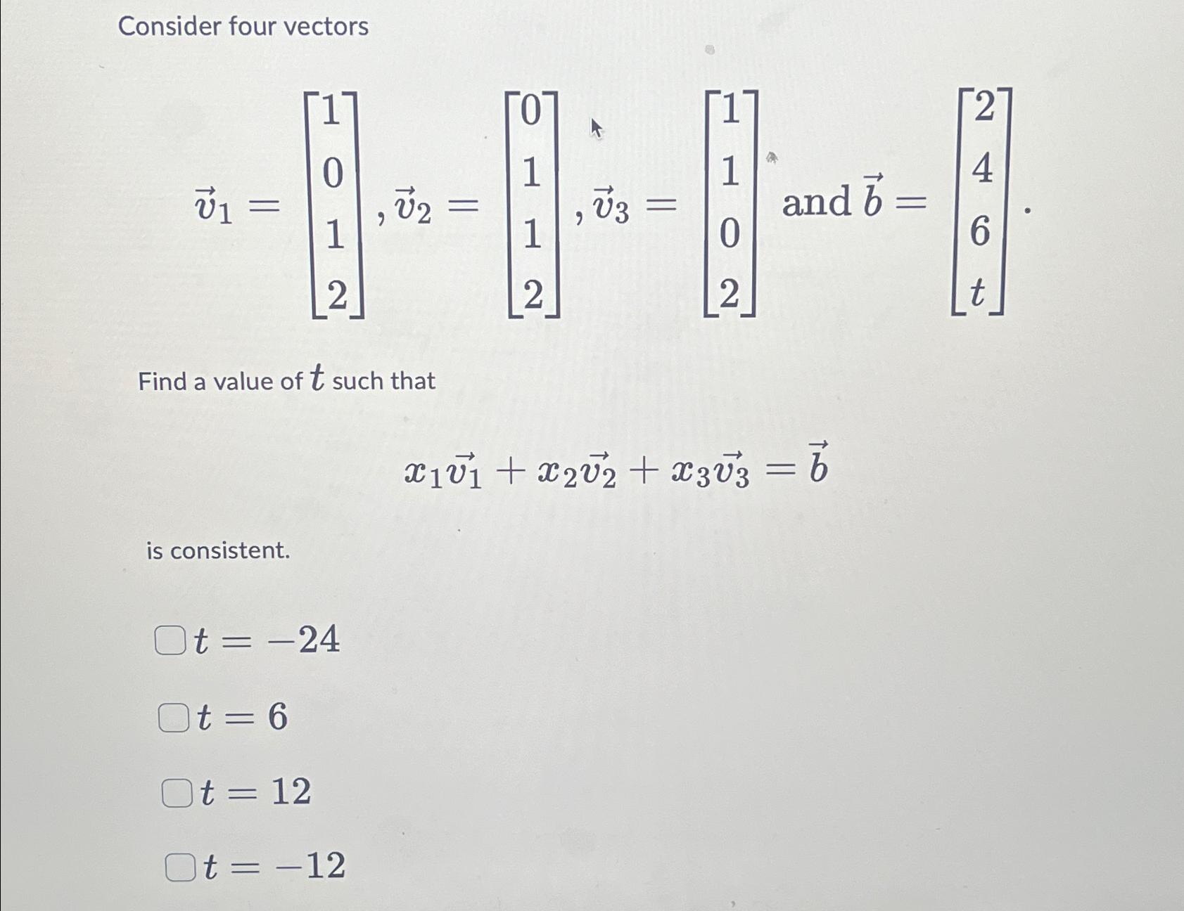 Solved Consider four | Chegg.com