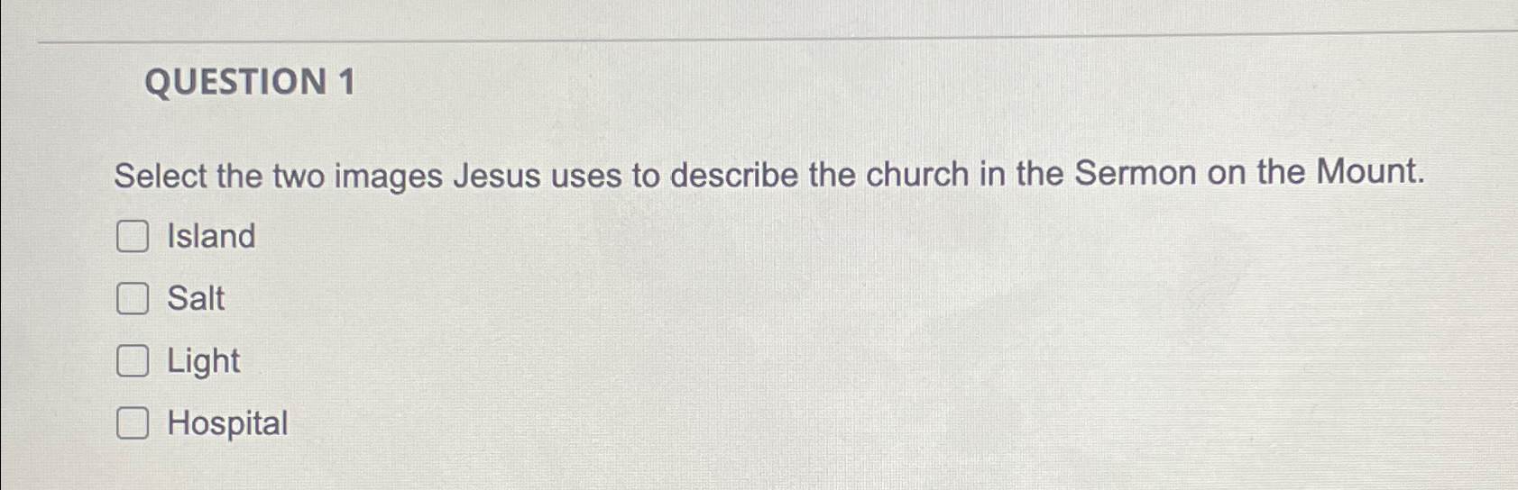 Solved QUESTION 1Select the two images Jesus uses to | Chegg.com Solved QUESTION 1Select the two images Jesus uses to | Chegg.com