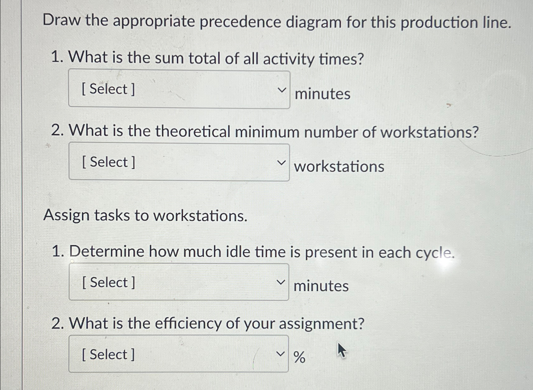 Solved Draw the appropriate precedence diagram for this | Chegg.com
