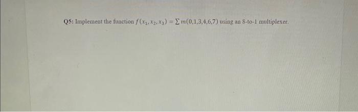 Solved Q5: Implemeat the function | Chegg.com