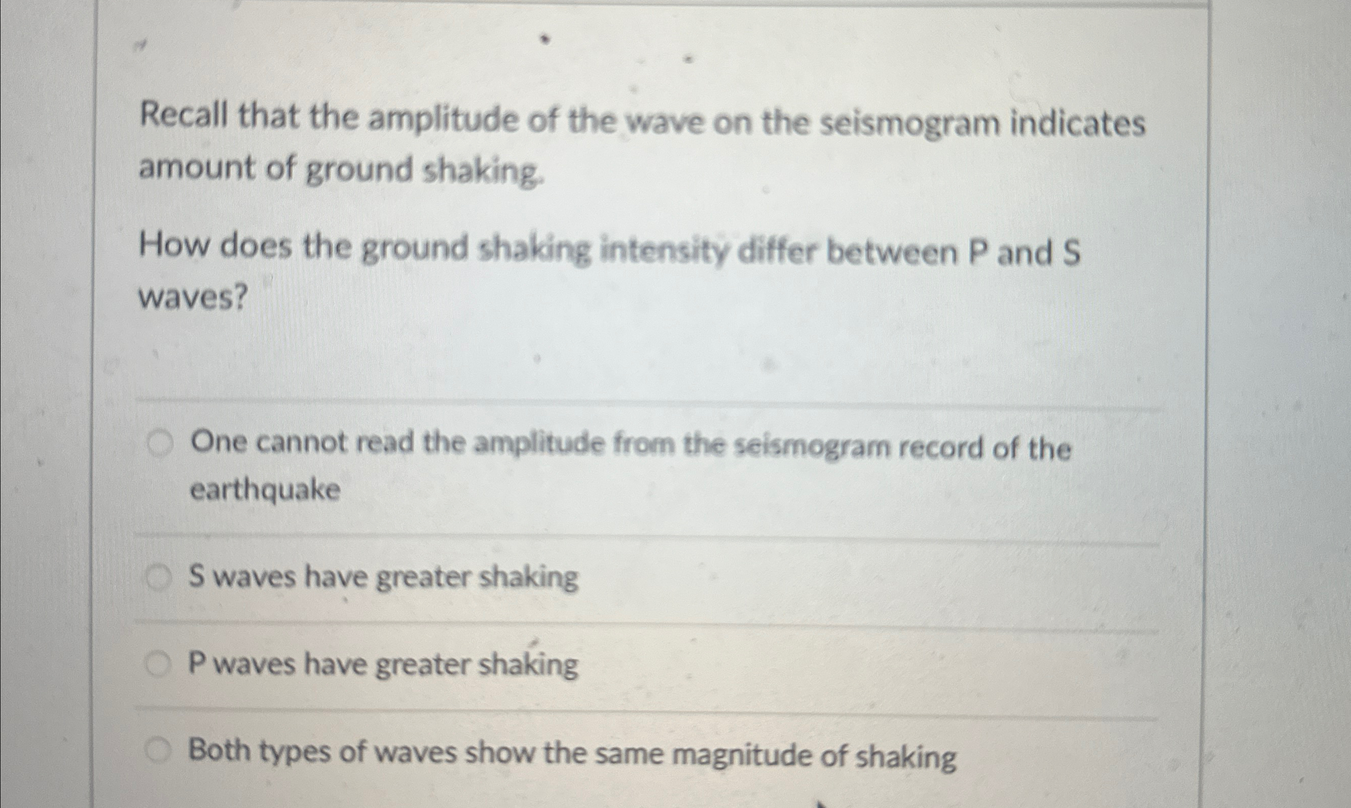 Solved Recall that the amplitude of the wave on the | Chegg.com