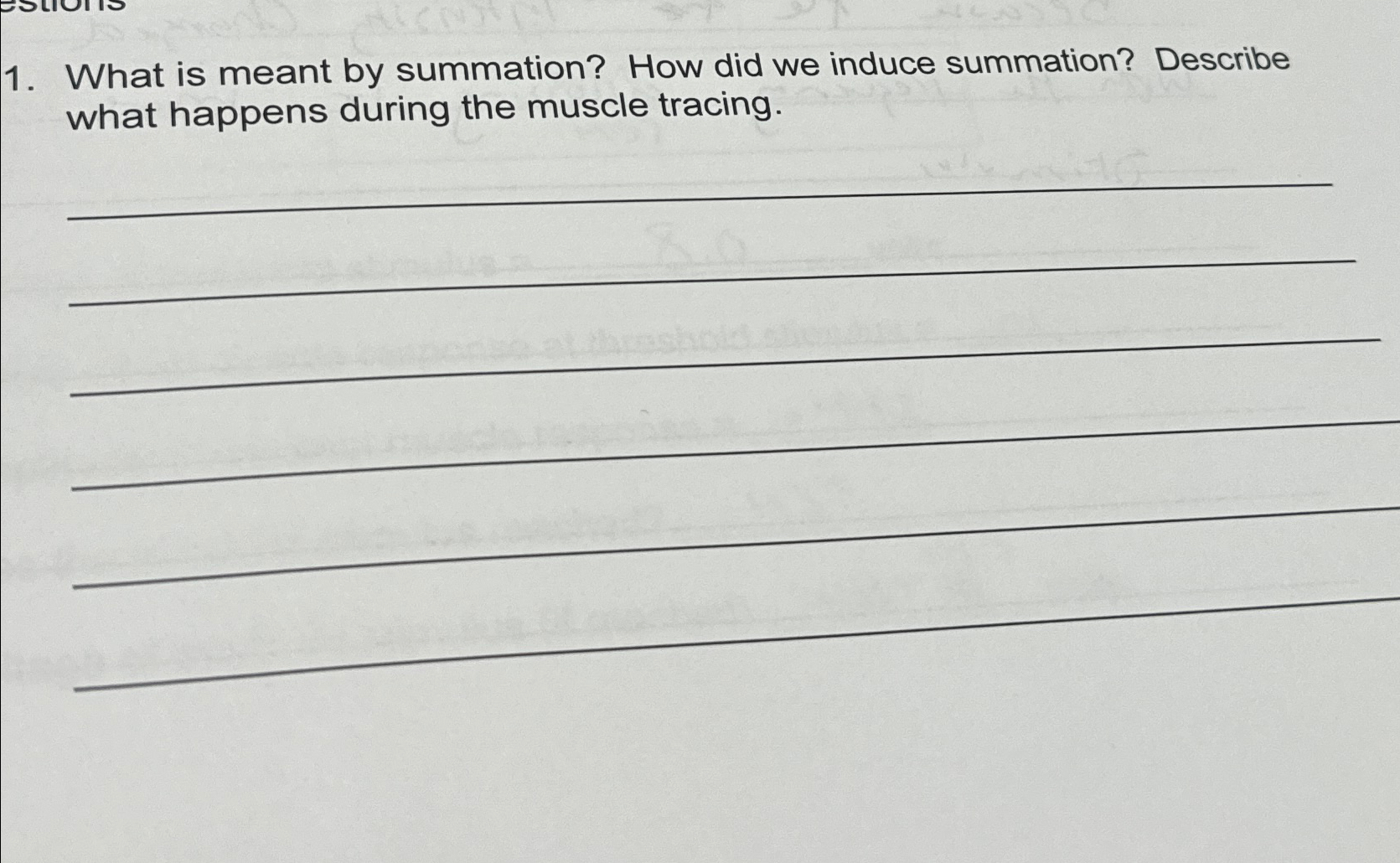 Solved What is meant by summation? How did we induce | Chegg.com