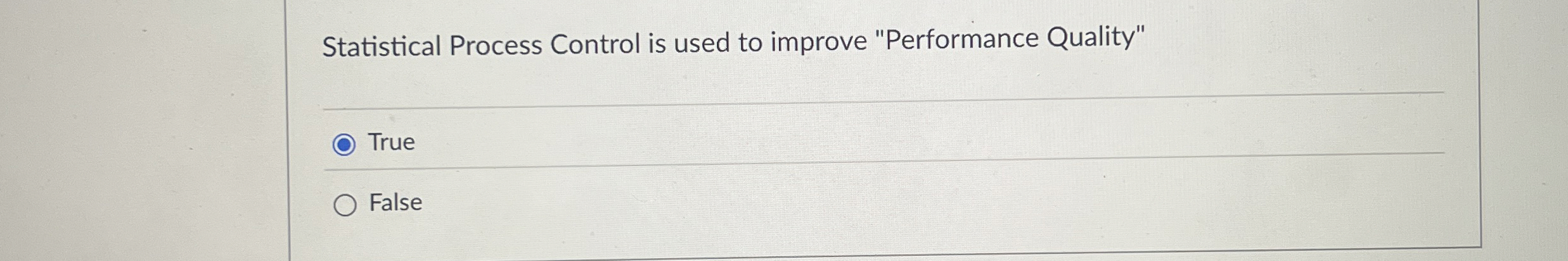 Solved Statistical Process Control is used to improve | Chegg.com