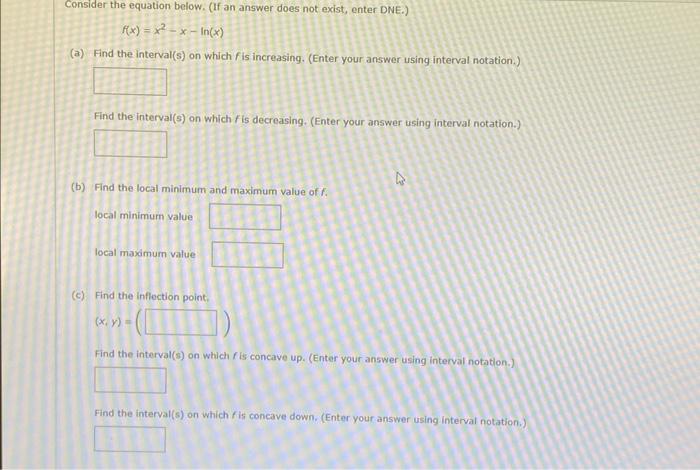Solved Consider the equation below. (If an answer does not | Chegg.com