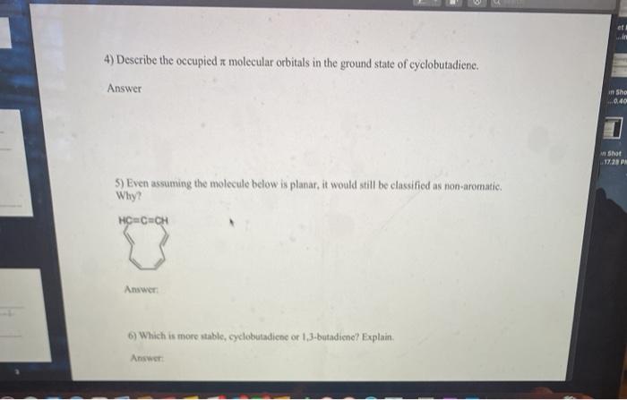 Solved OLE 2) The bond lengths in a substituted | Chegg.com