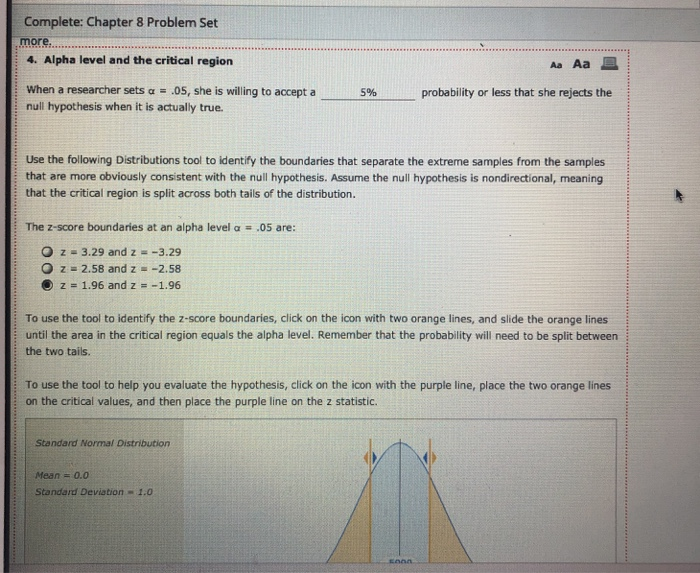 Solved Complete: Chapter 8 Problem Set more Aa Aa 4. Alpha | Chegg.com