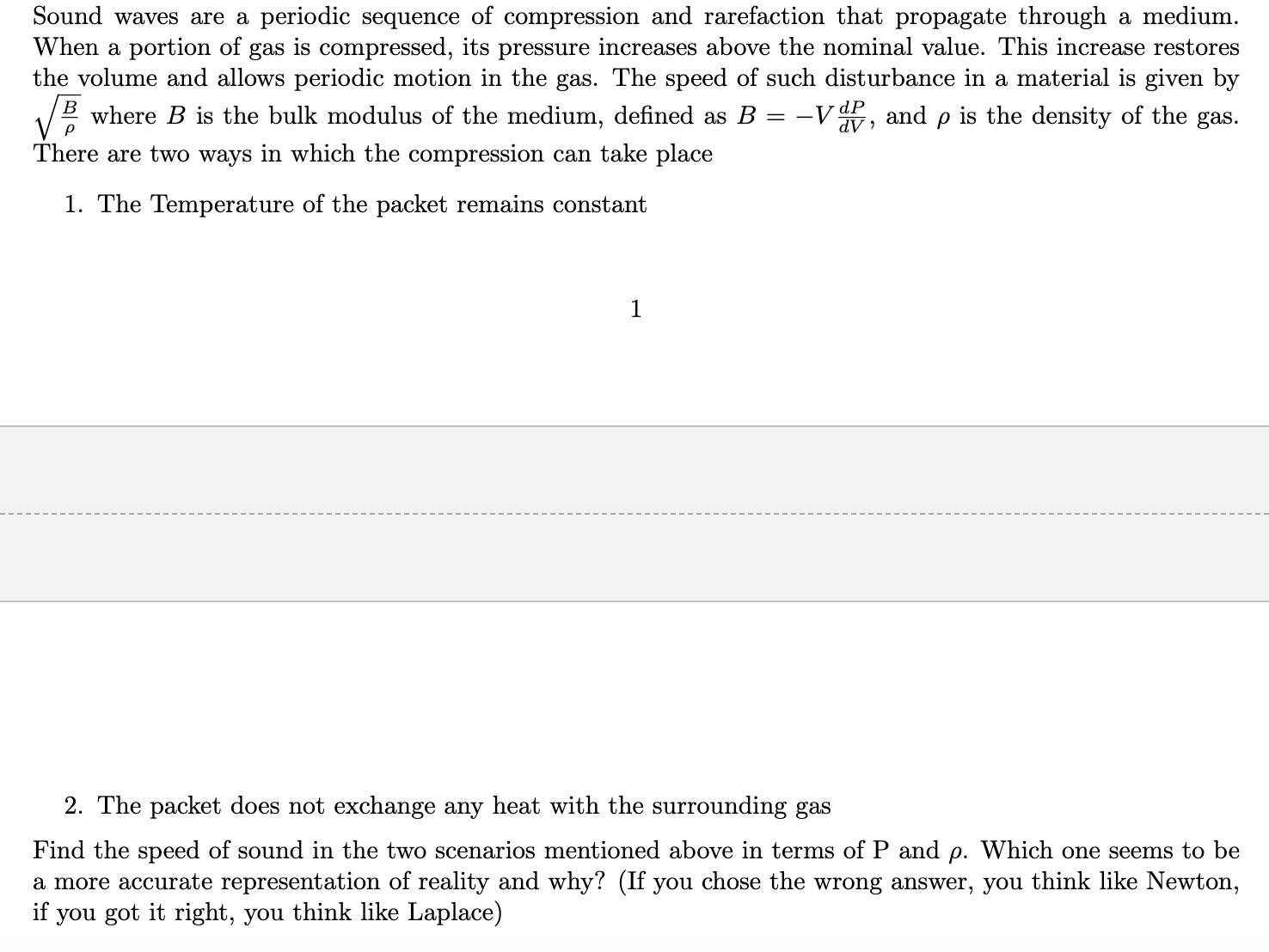 Solved Sound waves are a periodic sequence of compression | Chegg.com