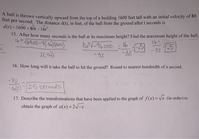 Solved A ball is thrown vertically upward own vertically | Chegg.com