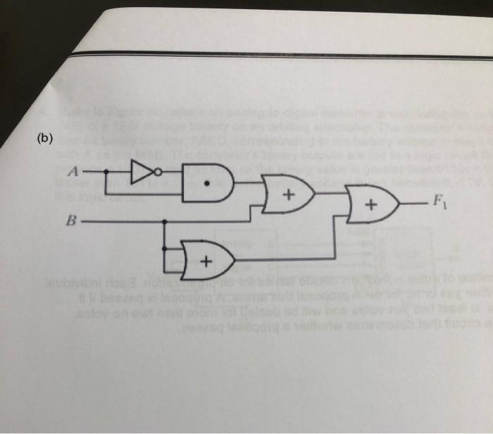 Solved 1 For Each Of The Following Circuits Find The 