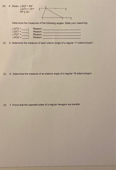 Solved -) Foundations 20 1. State whether each pair of angle | Chegg.com