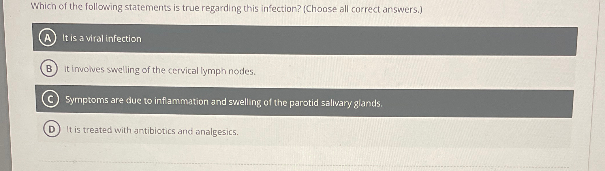 Solved Which of the following statements is true regarding | Chegg.com