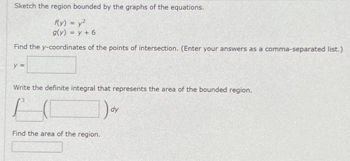 Solved Sketch the region bounded by the graphs of the | Chegg.com