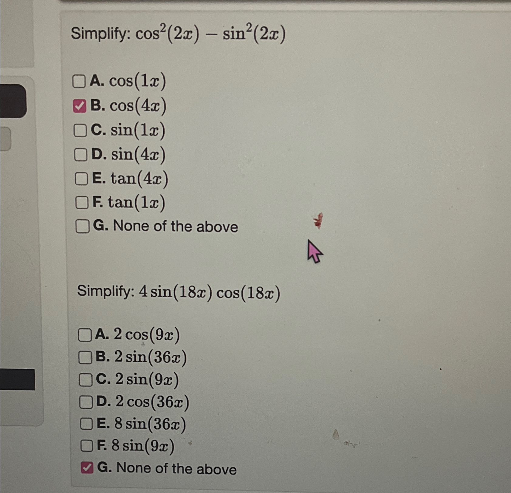 Solved Simplify: | Chegg.com